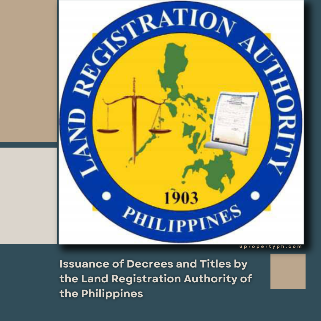 Issuance of Decrees and Titles by the Land Registration Authority of ...