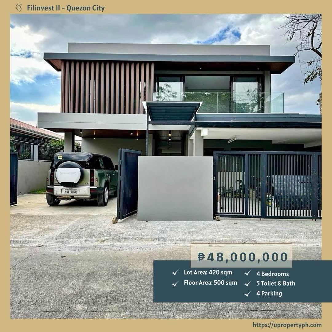 4-Bedroom House & Lot for Sale in Filinvest 2, Quezon City – U-Property PH