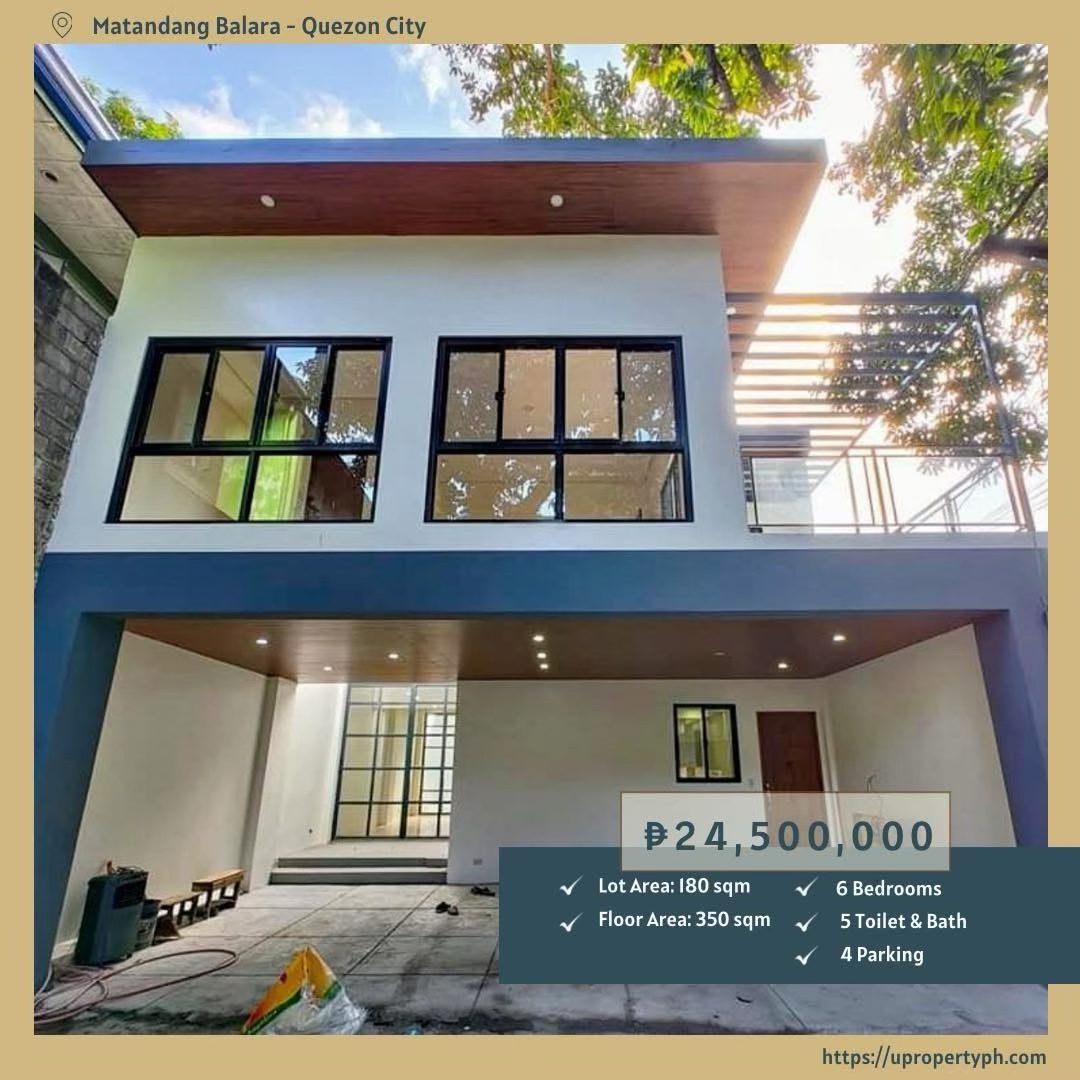 Spacious 6-Bedroom House & Lot for Sale in Matandang Balara, Quezon ...
