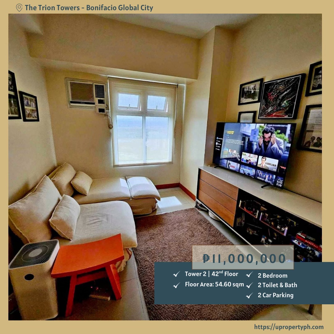 2-Bedroom Condo for Sale at The Trion Towers, BGC, Taguig City – U ...