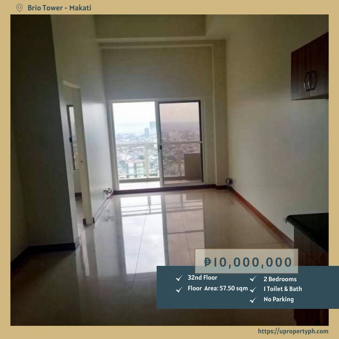 For Sale: Prime 2-Bedroom Unit at Brio Tower, Guadalupe Viejo, Makati ...