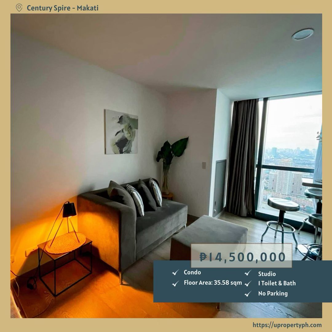 For Sale: High-Zone Furnished Studio Unit in Century Spire, Makati ...