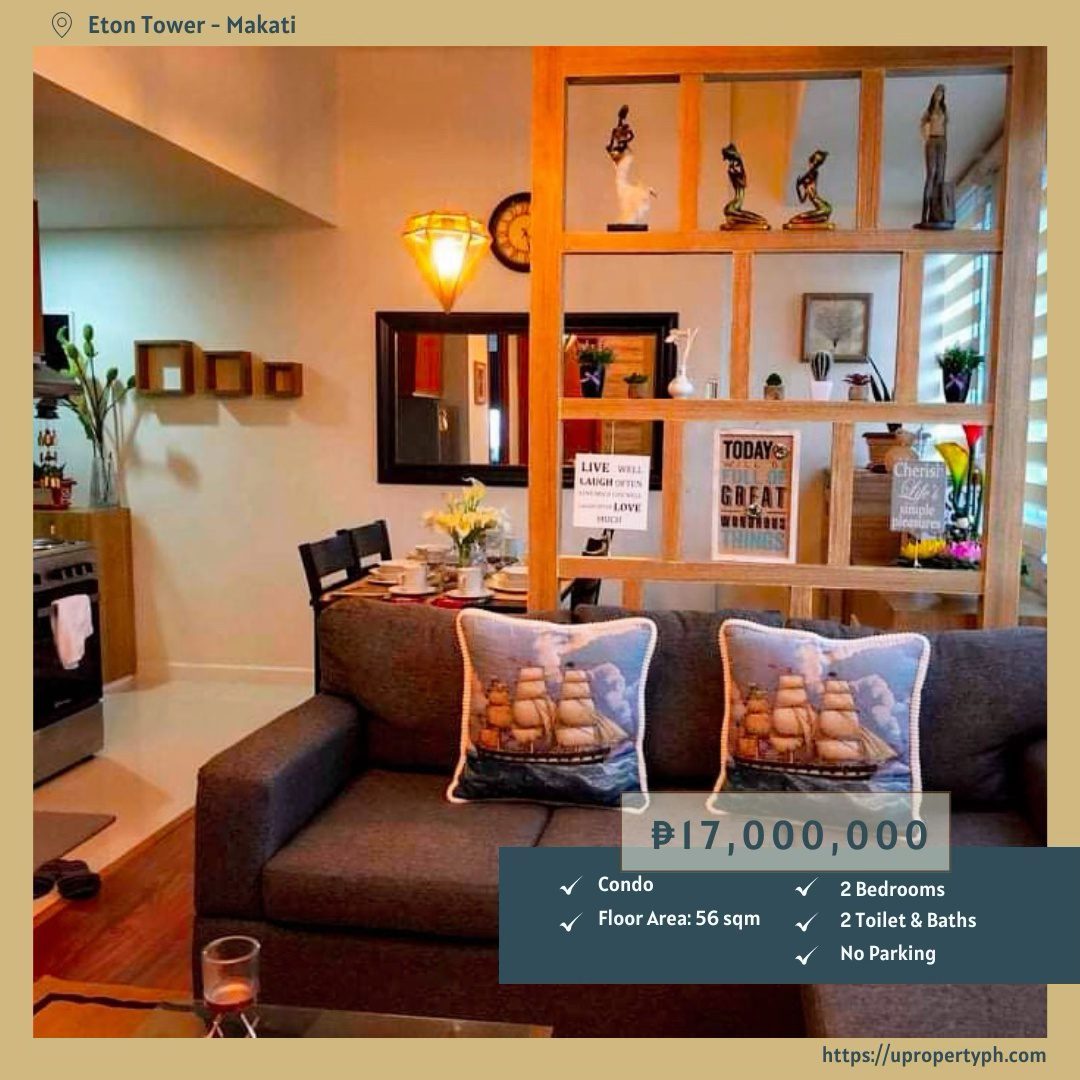 For Sale: Prime 2-Bedroom Furnished Condo Unit in Eton Tower, Legazpi ...