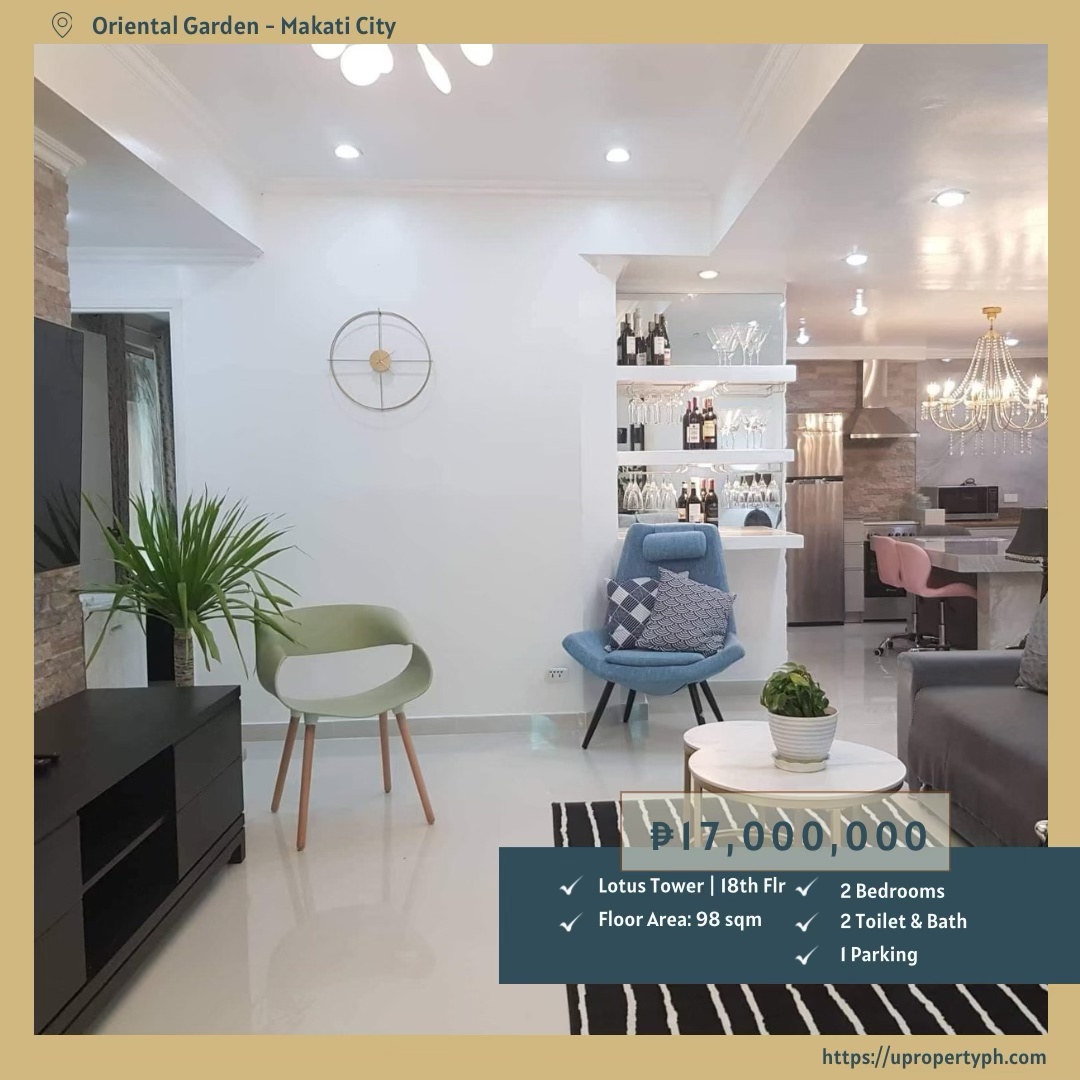 For Sale: Prime 2-Bedroom Condo at Oriental Garden, Chino Roces, Makati ...