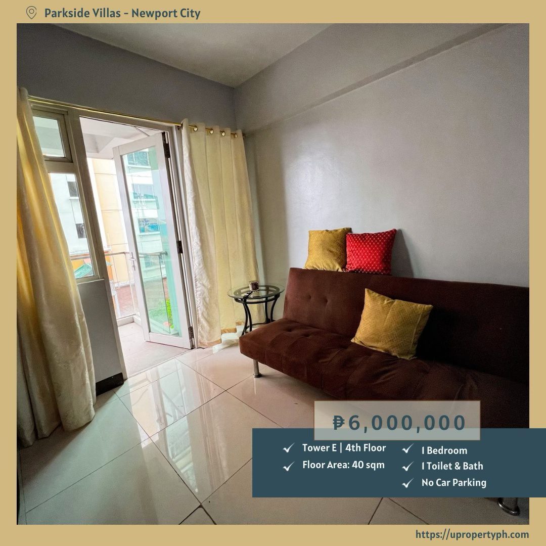 For Sale: Semi-Furnished 1-Bedroom Condo at Parkside Villas, Newport ...