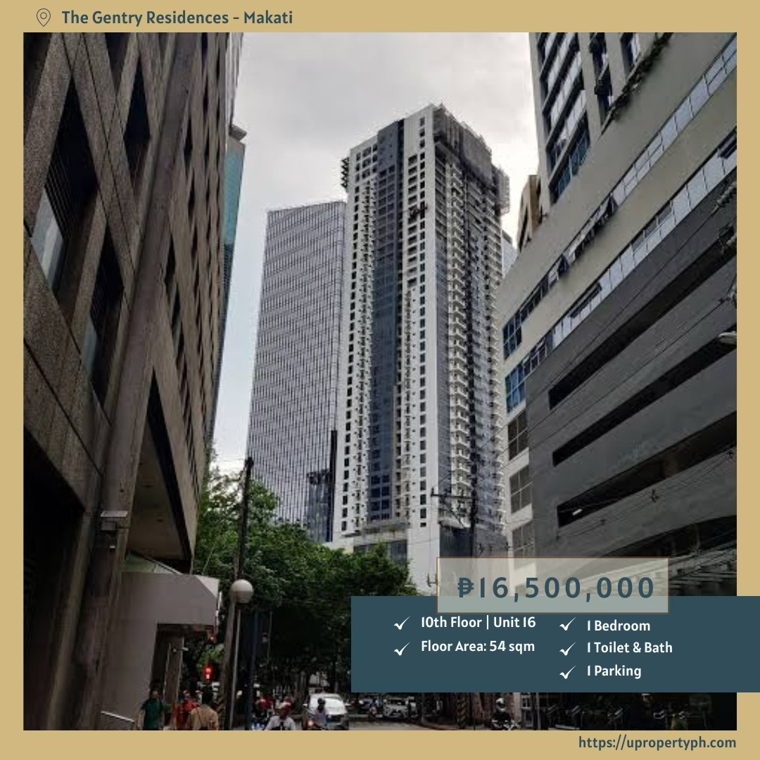 Prime 1-Bedroom Condo for Sale in The Gentry Residences, Salcedo ...