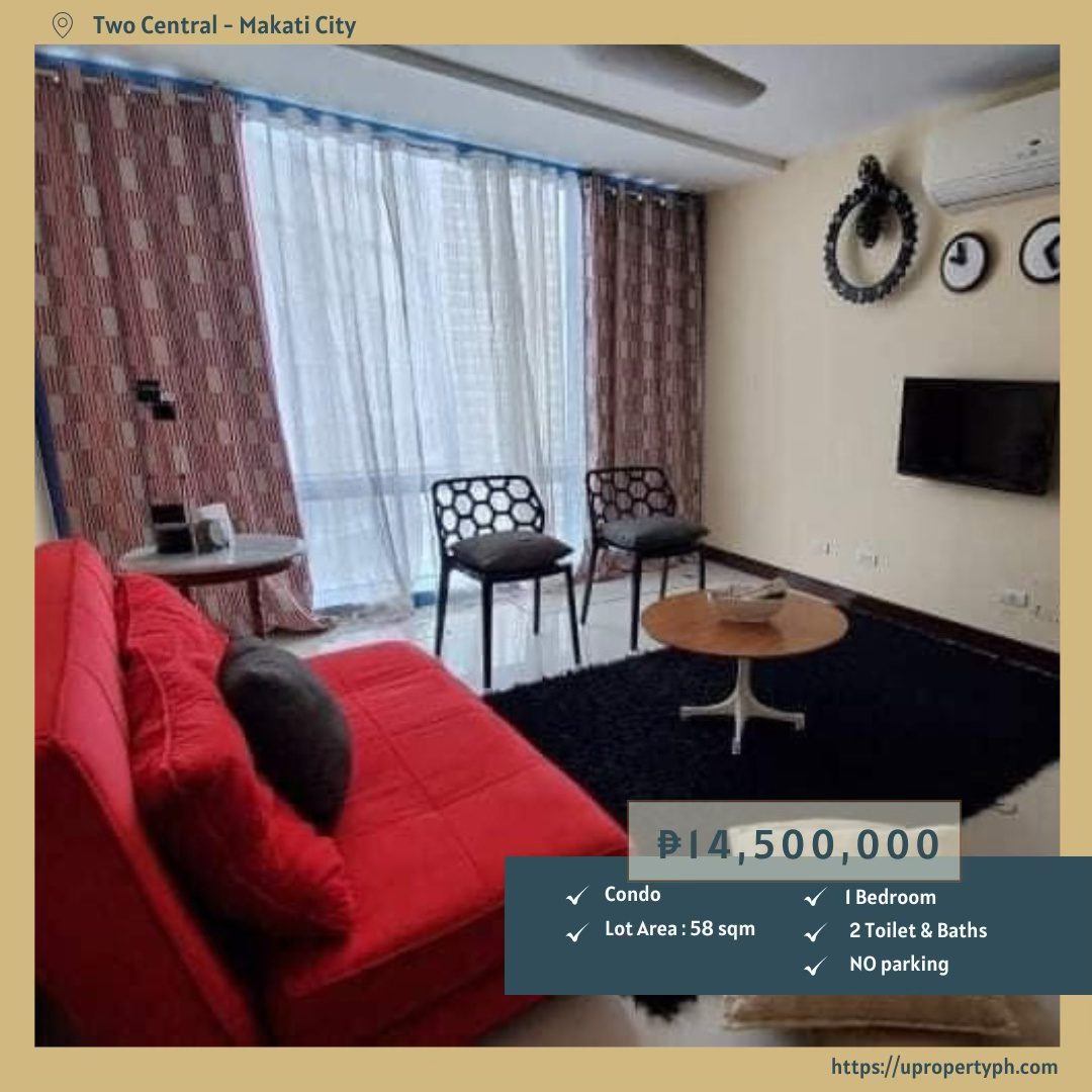 For Sale: Premium 1-Bedroom Condo at Two Central, Salcedo Village ...