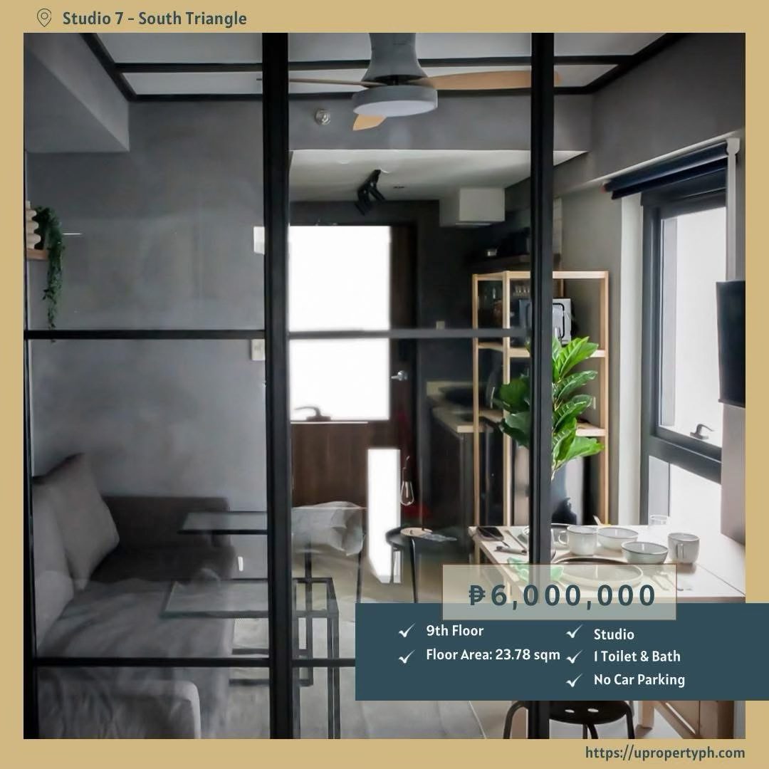 For Sale: Furnished Studio Unit at Studio 7, EDSA South Triangle ...