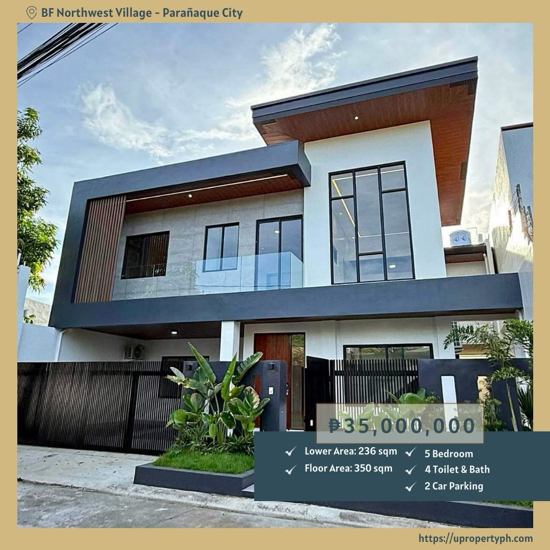 Premium 5-Bedroom House and Lot for Sale in BF Northwest Village, BF ...