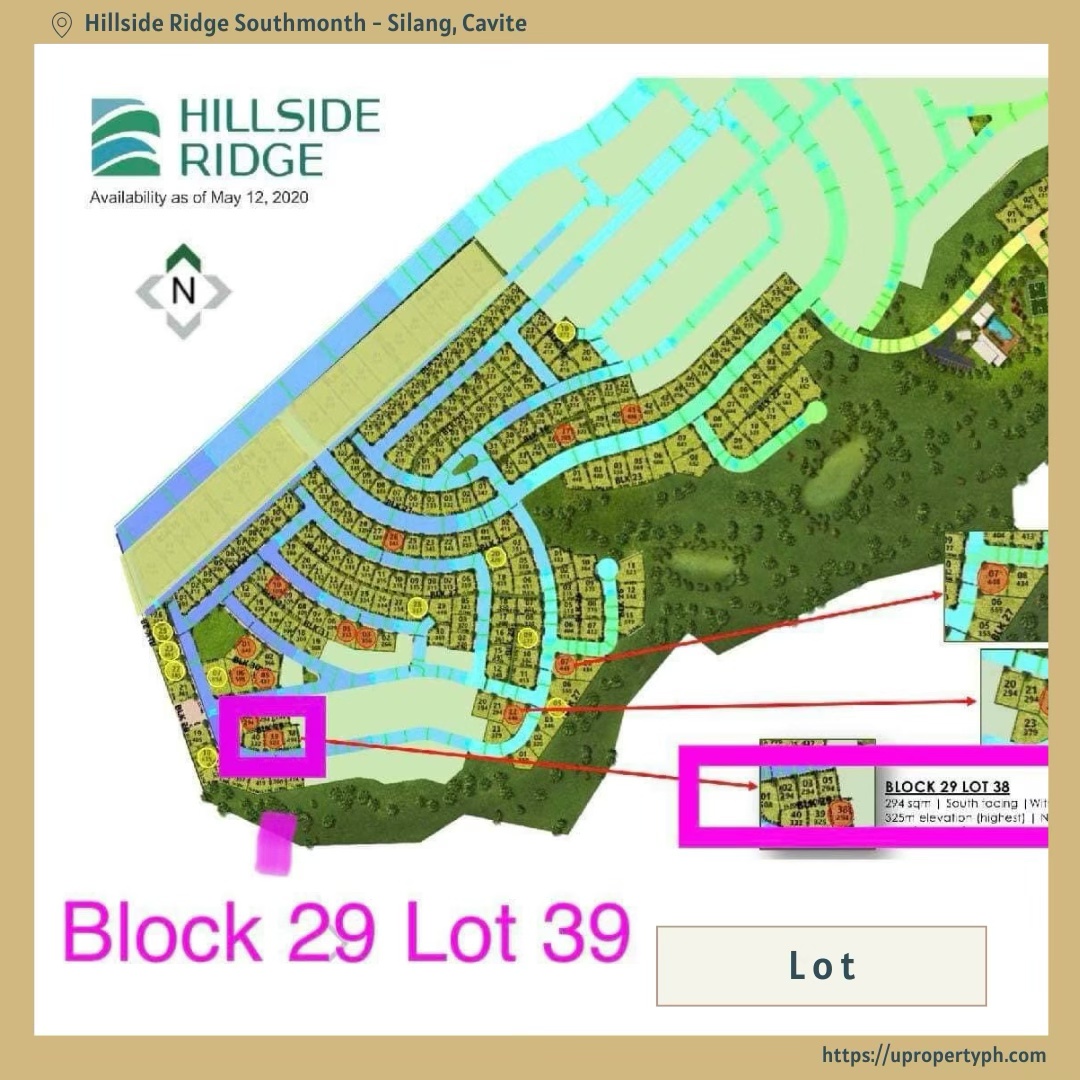 Prime Residential Lot for Sale in Hillside Ridge Southmont, Silang ...
