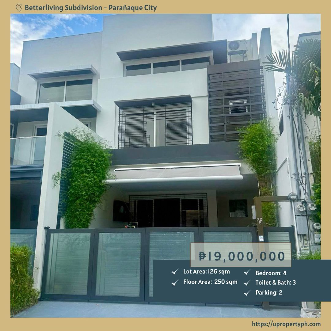 4-Bedroom House and Lot for Sale in Betterliving Subdivision at Don ...