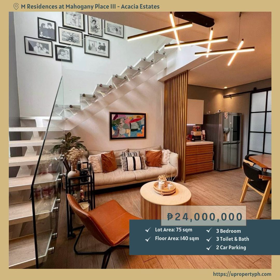 For Sale: 3-Bedroom Townhouse at M Residences – Mahogany Place, Acacia ...