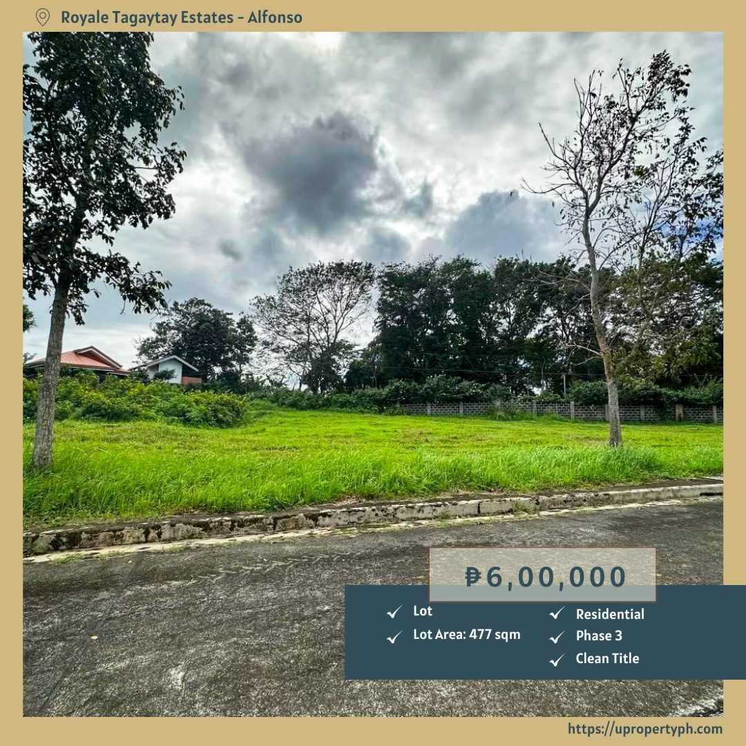 Prime Corner Lot for Sale in Royale Tagaytay Estates – Tranquil Living ...