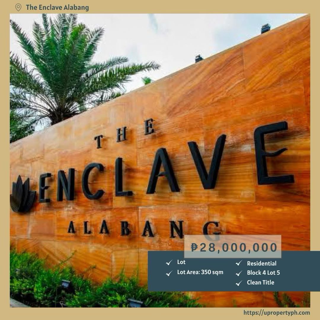 Luxury Residential Lot for Sale at The Enclave Alabang in Las Piñas ...