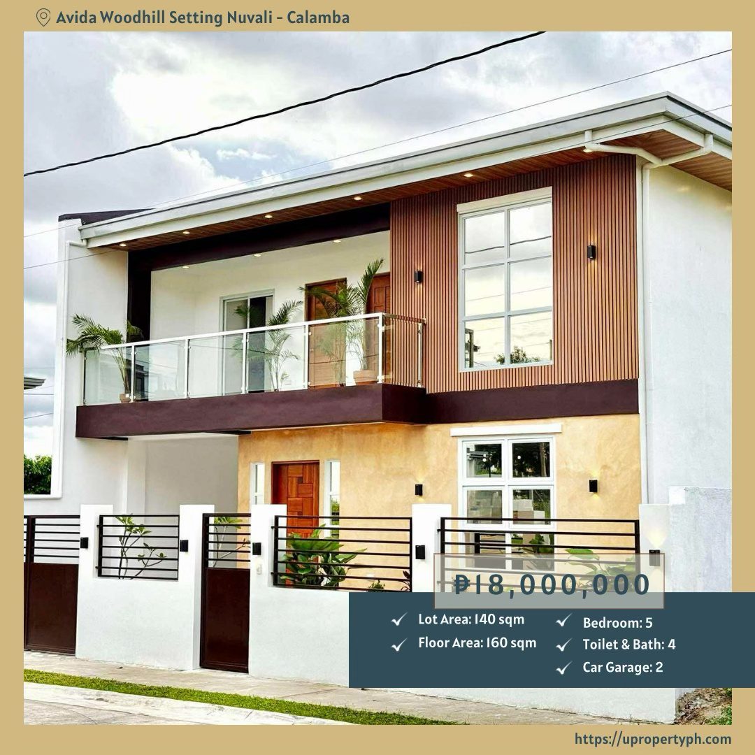 5-Bedroom House for Sale at Avida Woodhill Setting Nuvali in Calamba ...